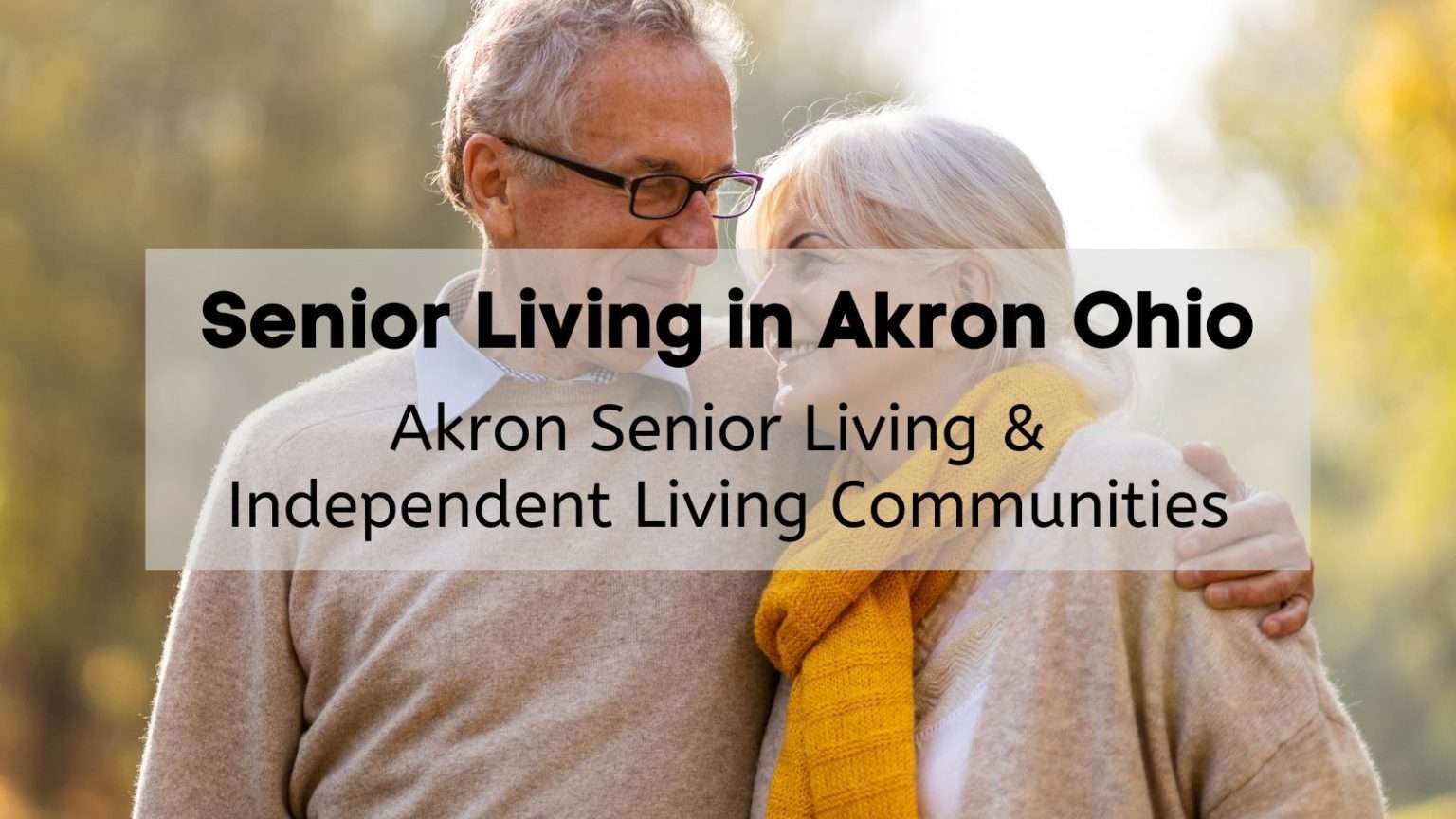Senior Living in Akron Ohio ⭐ | Akron Senior Living & Independent ...